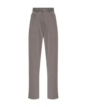 MAISON MARGIELA Straight Leg Sweatpants - Gray
