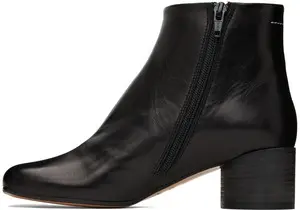 MAISON MARGIELA Square Toe Ankle Boots