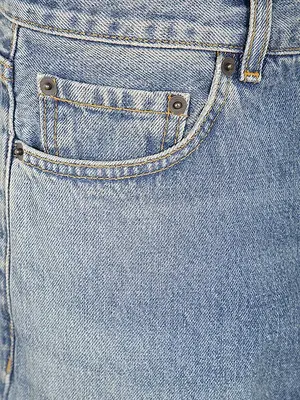 HAIKURE Bethany Logo Patch Wide-leg Jeans