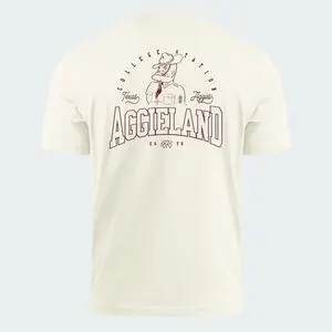 Adidas Texas A&m Aggies Am Premium Tee - Cream White