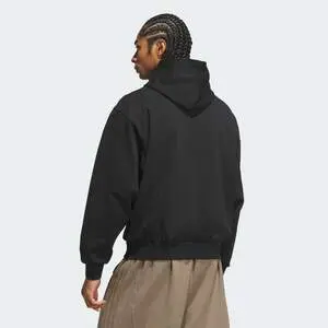 Adidas Basketball Fleece Hoodie - Black