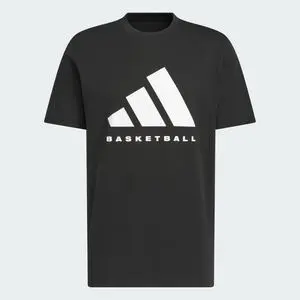 Adidas Basketball Graphic Tee - Black