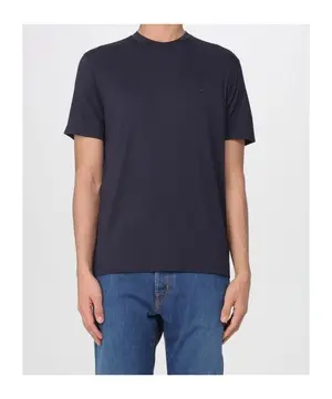 Emporio Armani Logo Embroidered Crewneck T-shirt