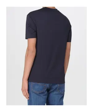Emporio Armani Logo Embroidered Crewneck T-shirt
