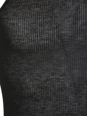 Rick Owens Basic Fine-ribbed Tank Top