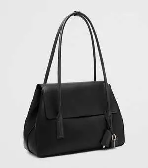 TOM FORD Medium Leather Shoulder Bag - Black