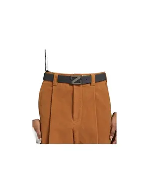 Zegna Logo Plaque Reversible Belt