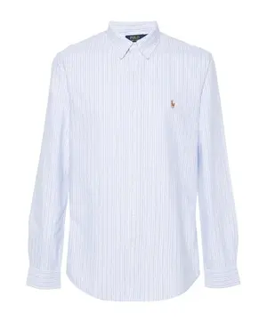 Polo Ralph Lauren Logo Embroidered Oxford Shirt - Multi