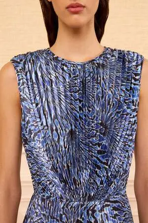 Ulla Johnson Malin Satin Dress - Lapis