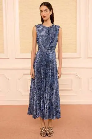 Ulla Johnson Malin Satin Dress - Lapis