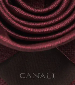 Canali Silk Diagonal Weave Tie