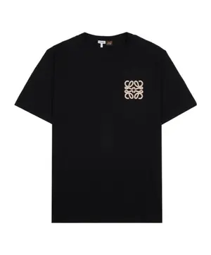 Loewe X Paula's Ibiza Anagram-embroidered T-shirt - Black