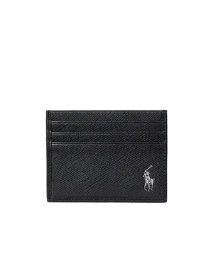 Polo Ralph Lauren Logo-debossed Cardholder - Black