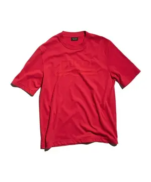 Gucci Cotton Jersey T-shirt With Devoré Detail - Red