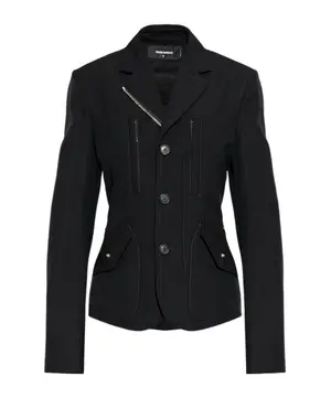 Dsquared2 Long-sleeved Casual Jacket - Black