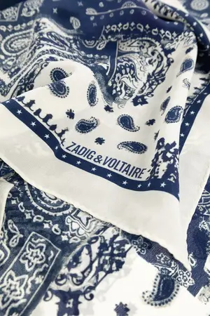 Zadig&Voltaire Blondie Patchwork-effect Scarf