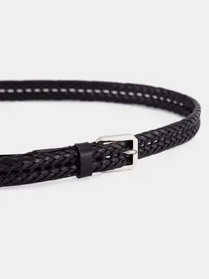TOM FORD Braided Leather Belt