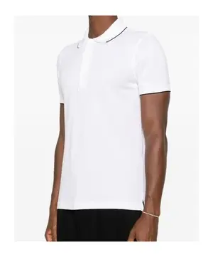 TOM FORD Tipping-detail Short-sleeve Polo Shirt