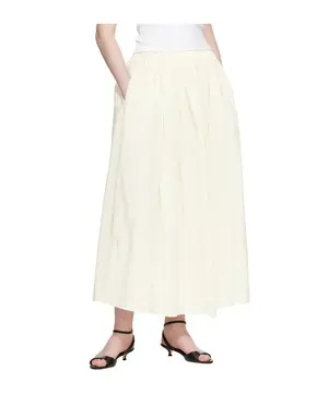 Loulou De Saison Naya Gathered Flared Maxi Skirt - Ivory