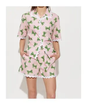 Moschino Collared Short-sleeved Shirt