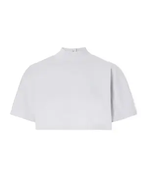 Alaïa Mock-neck Cropped Top