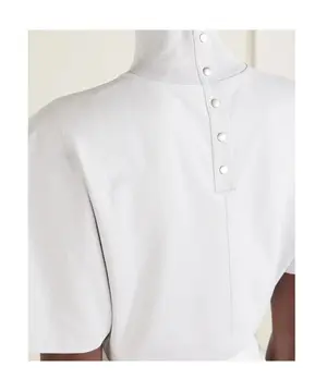 Alaïa Mock-neck Cropped Top