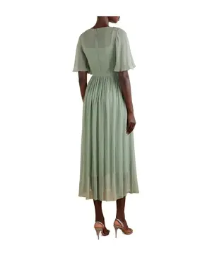 Erdem Crystal-embellished Silk Midi Dress