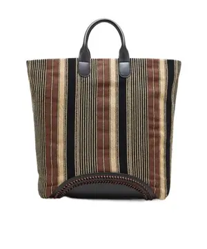 Emporio Armani Striped-pattern Tote Bag