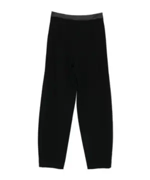 Emporio Armani Tapered-leg Trousers With Satin Waistband