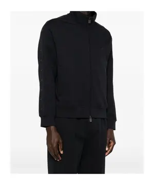 Emporio Armani Logo Tape Zip Sweatshirt