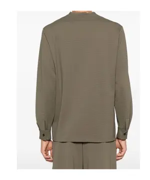 Emporio Armani V-necked Shirt - Gray