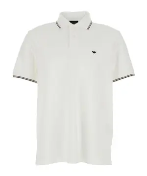 Emporio Armani Button Detailed Short-sleeved Polo Shirt - No