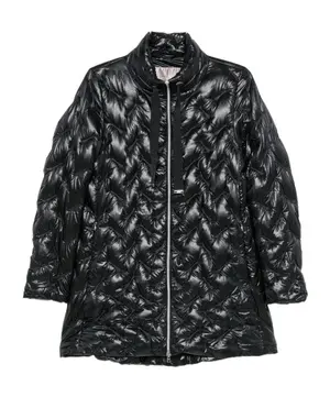 Herno Quilted High-neck Zip-up Coat