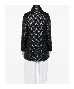 Herno Quilted High-neck Zip-up Coat
