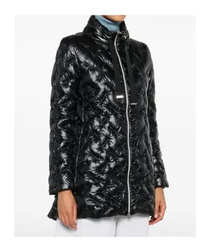 Herno Quilted High-neck Zip-up Coat