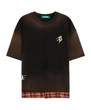 BARROW Graphic Hem Panel T-shirt