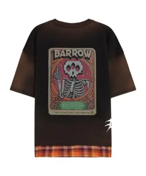 BARROW Graphic Hem Panel T-shirt