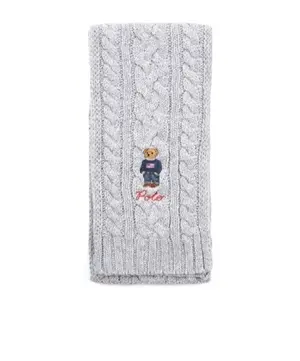 Polo Ralph Lauren Chunky Knit Scarf - Grey
