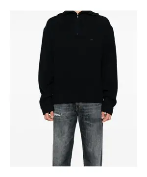 Emporio Armani Half-zip Wool Sweater