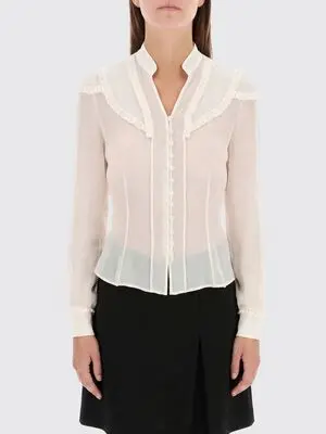 Alexander McQueen V-neck Ruffled Blouse