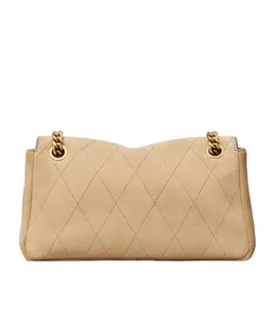 Tory Burch Small Quilted Shoulder Bag - Limestone