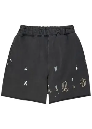 ASKYURSELF Vintage Printed Cotton Shorts