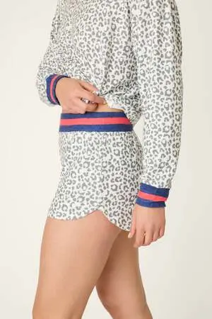 PJ Salvage Cat's Meow Big Stretch" Lounge Shorts