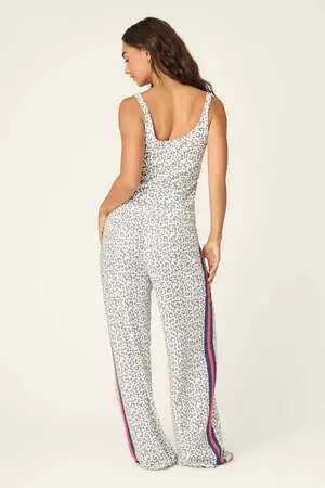 PJ Salvage Cat's Meow Big Stretch Long Pajama Set