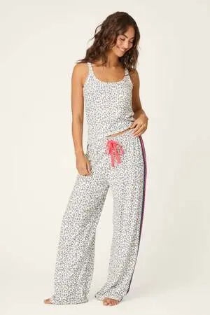 PJ Salvage Cat's Meow Big Stretch" Animal Print Scoop Neck Tank