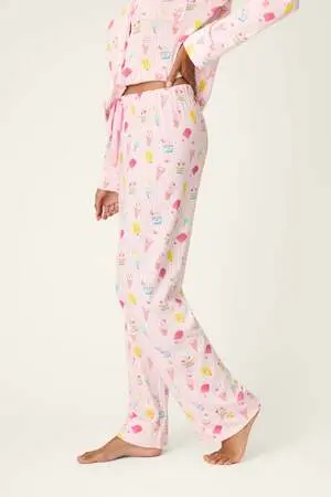 PJ Salvage Super-soft Cotton Playful Prints Sugar Rush Pajama Pants