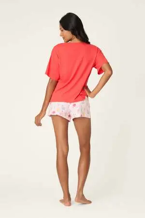 PJ Salvage Playful Prints Gelato Love Short Pajama Set