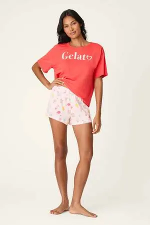 PJ Salvage Printed Sleep Shorts