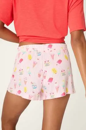 PJ Salvage Printed Sleep Shorts