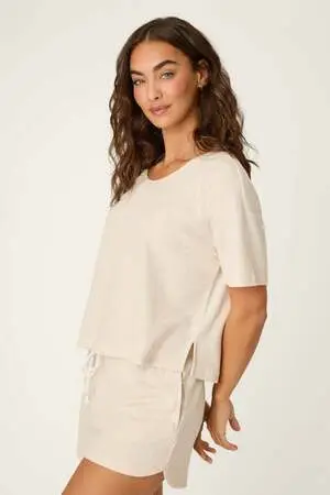 PJ Salvage Weekend Waffles Short Sleeve Top
